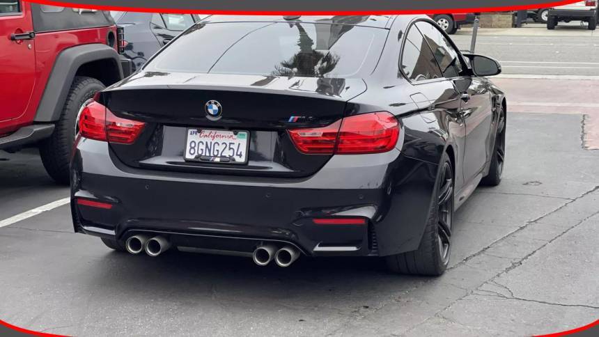 Black Bmw M4 Rear
